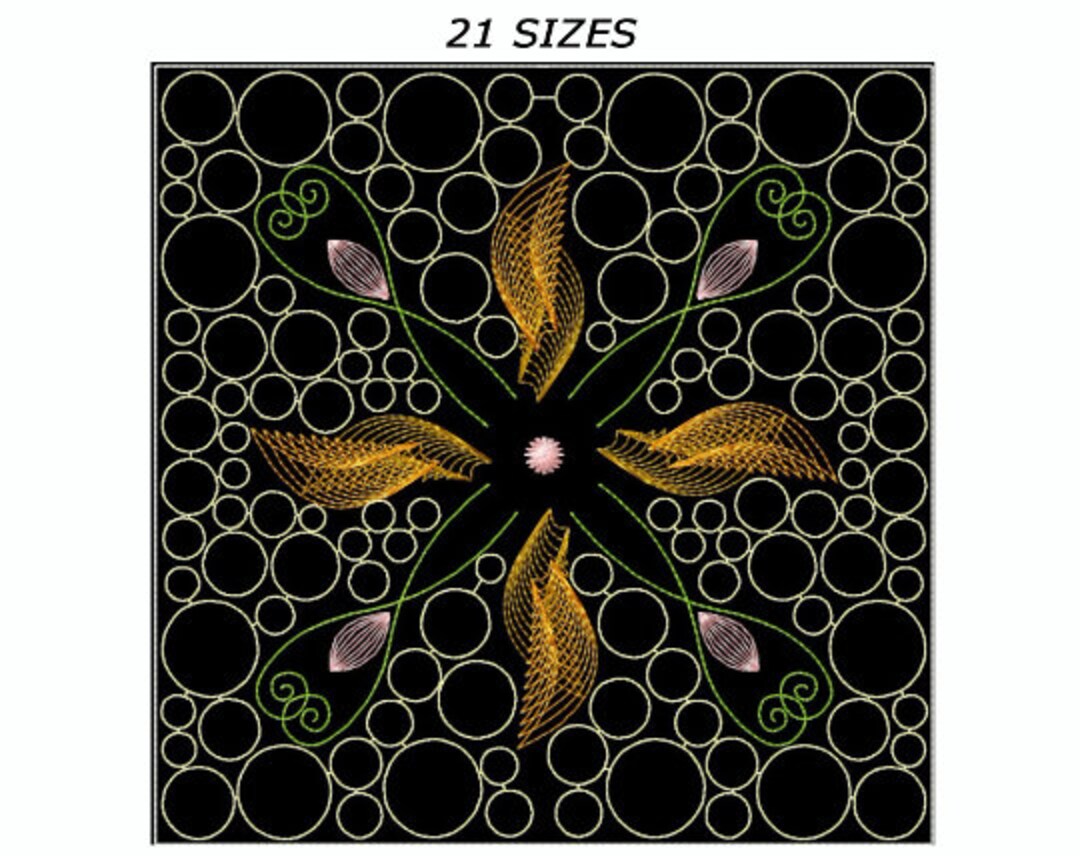 Quilting Ith Design, 7 Sizes, Embroidery Designs. Design, Machine ...