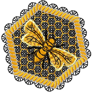 FSL, Bee Lace - 6 Sizes - Embroidery Design- 1 Design - No.1130 ...
