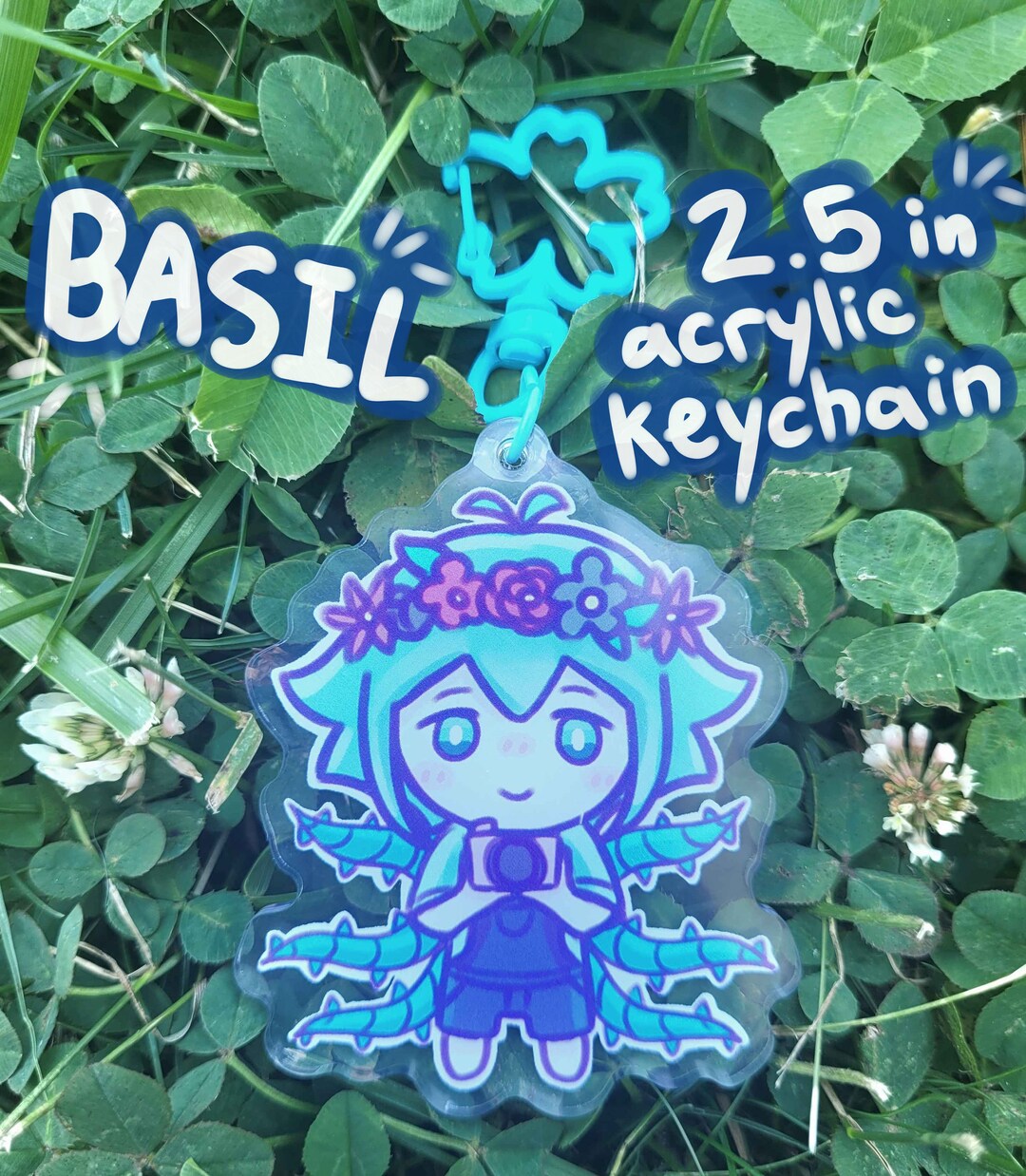 OMORI Basil Keychain 2.5 Acrylic - Etsy