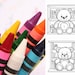 Teddy Bear Coloring Pages for Kids: Fun Printable Activity (digital ...