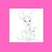 Kangaroo and Joey Coloring Pages for Preschoolers (digital Download PDF ...
