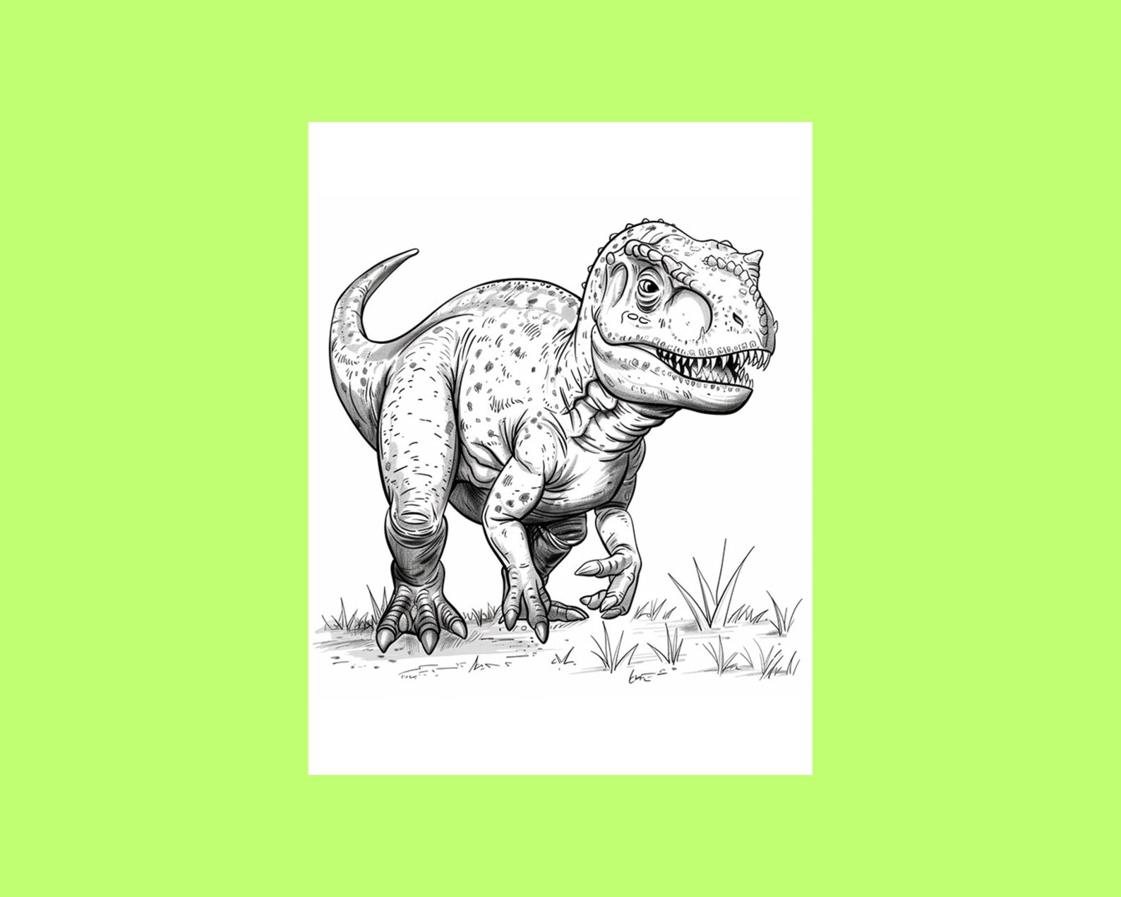 Carnotaurus Coloring Pages: Fierce Dinosaur Art (printable PDF) - Etsy