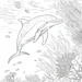 Detailed Dolphin Coloring Pages: Marine Life Art (digital Download) - Etsy
