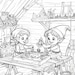 Adorable Christmas Elves Coloring Pages - Festive Fun in Santa's ...