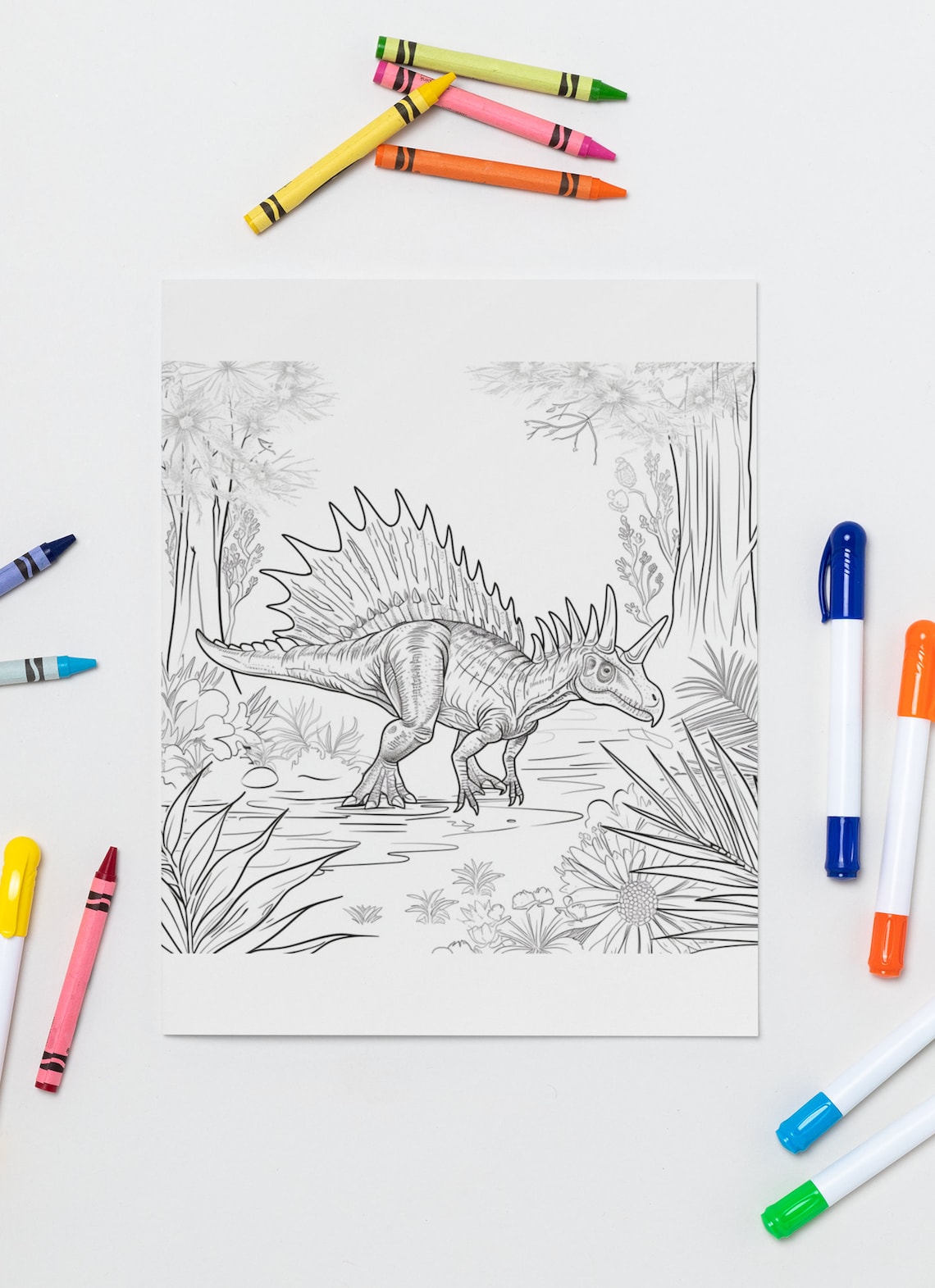 Spinosaurus Coloring Pages - Detailed Dinosaur Coloring Sheets ...