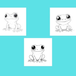 Adorable Frog Coloring Pages for Preschoolers | Printable Frog Coloring ...