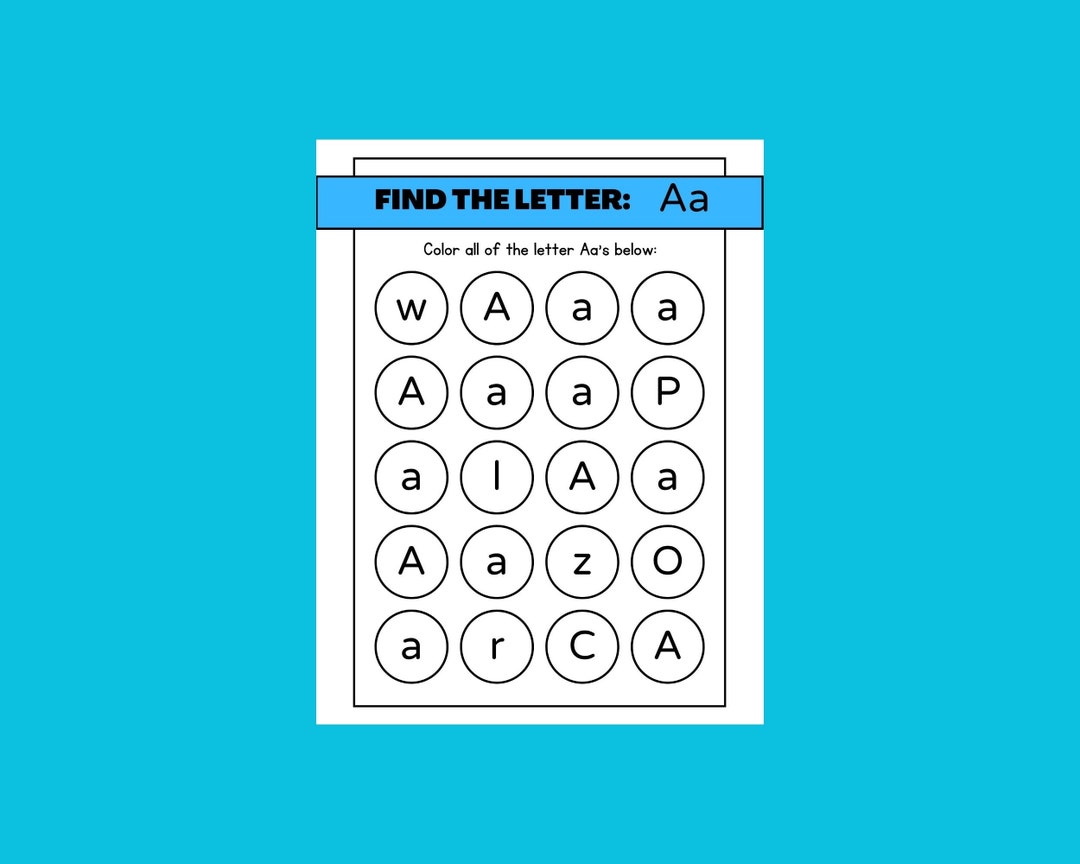 Alphabet Letter Identification Worksheets - Fun and Educational ...