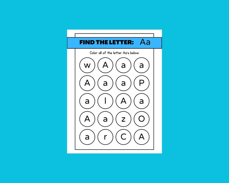 Alphabet Letter Identification Worksheets - Fun and Educational ...