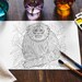 Gibbon Coloring Pages: Detailed Wildlife Art (printable PDF) - Etsy