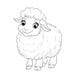 Adorable Sheep Coloring Pages for Preschoolers | Printable Farm Animal ...