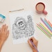Intricate Orangutan Coloring Pages: Wildlife Art (printable PDF) - Etsy