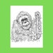 Intricate Orangutan Coloring Pages: Wildlife Art (printable PDF) - Etsy