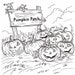 Pumpkin Patch Coloring Pages: Fall & Halloween Fun (digital Download ...