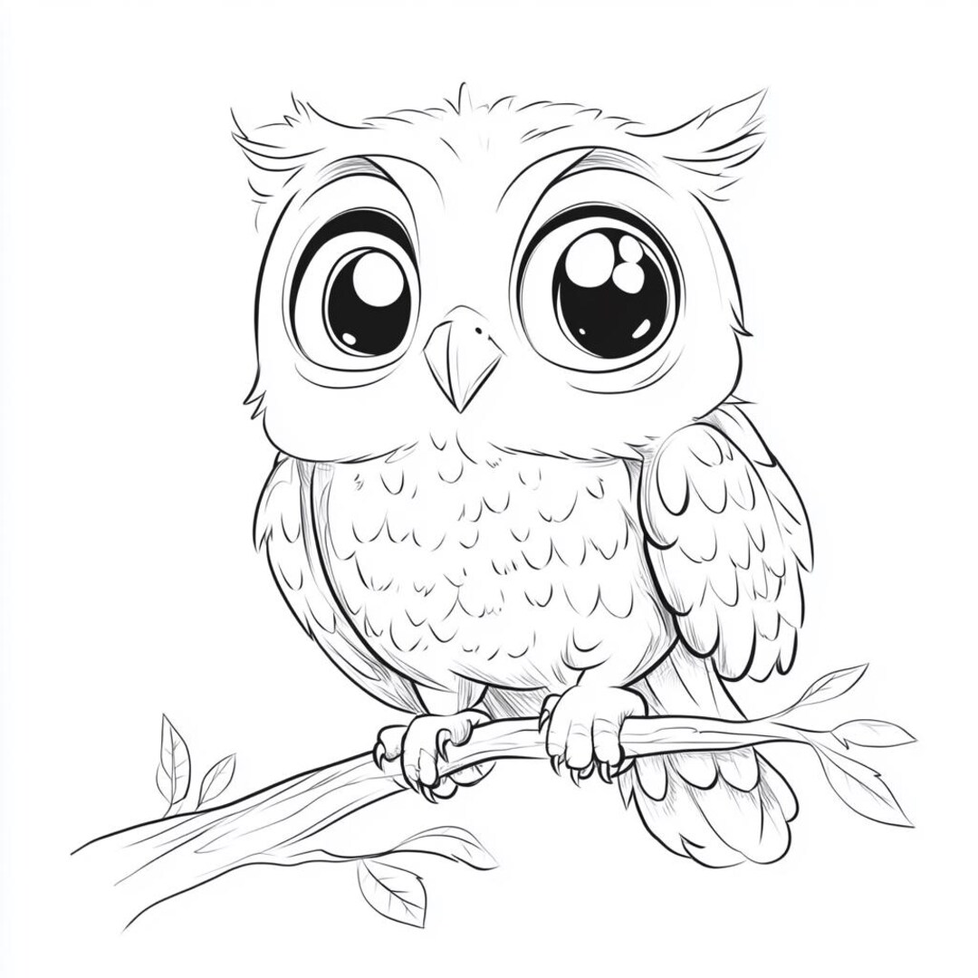 Adorable Owl Coloring Pages for Preschoolers | Printable Owl Coloring ...