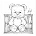 Teddy Bear Coloring Pages for Kids: Fun Printable Activity (digital ...