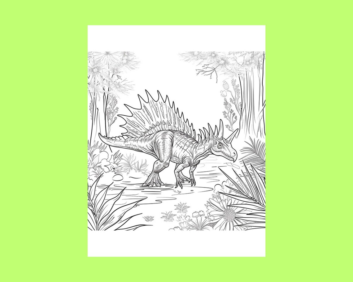 Spinosaurus Coloring Pages - Detailed Dinosaur Coloring Sheets ...