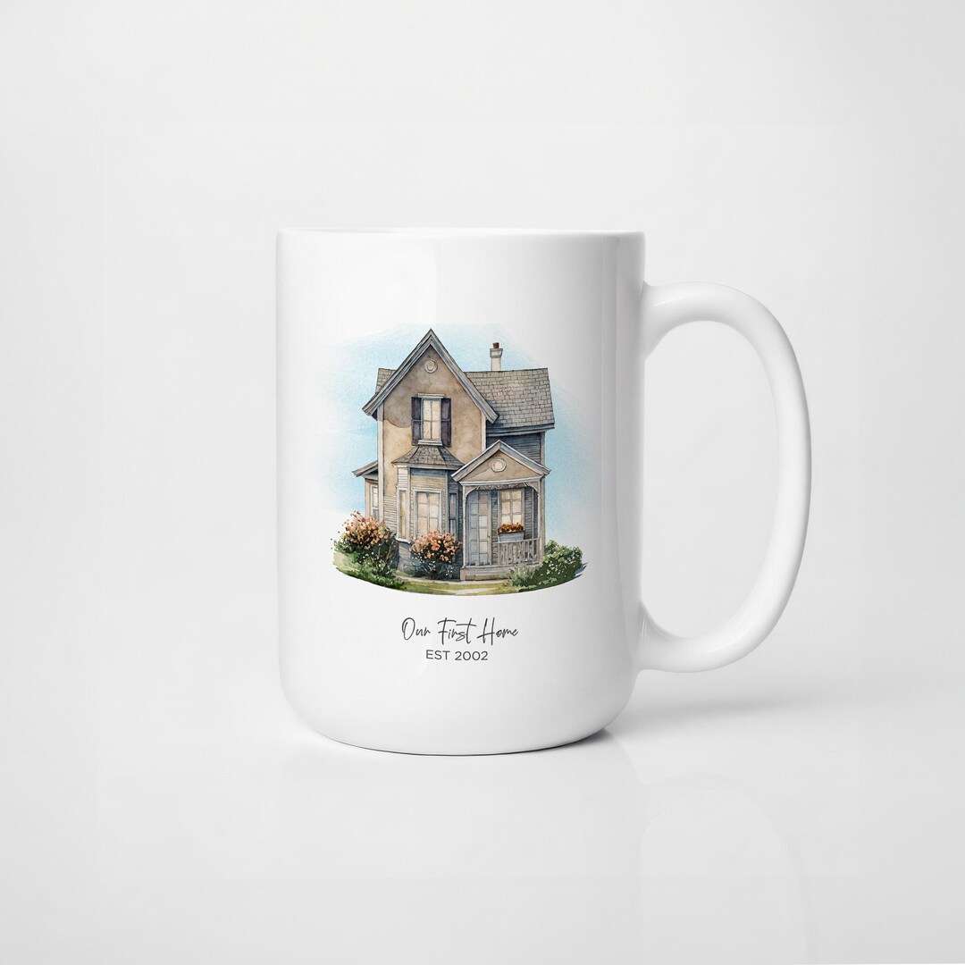 Custom Home Mug, New Home Mug, House Mug Housewarming Gift ...