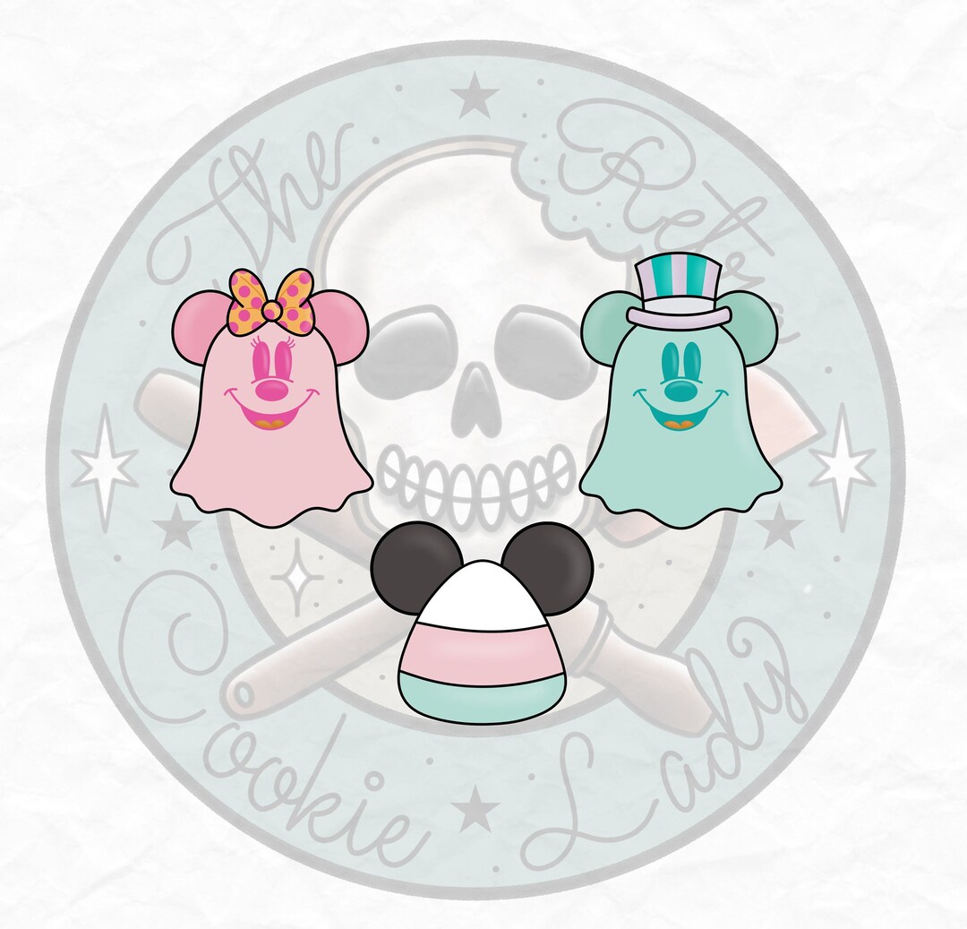 Ghost Mouse and Minnie Cookie Cutters - Etsy