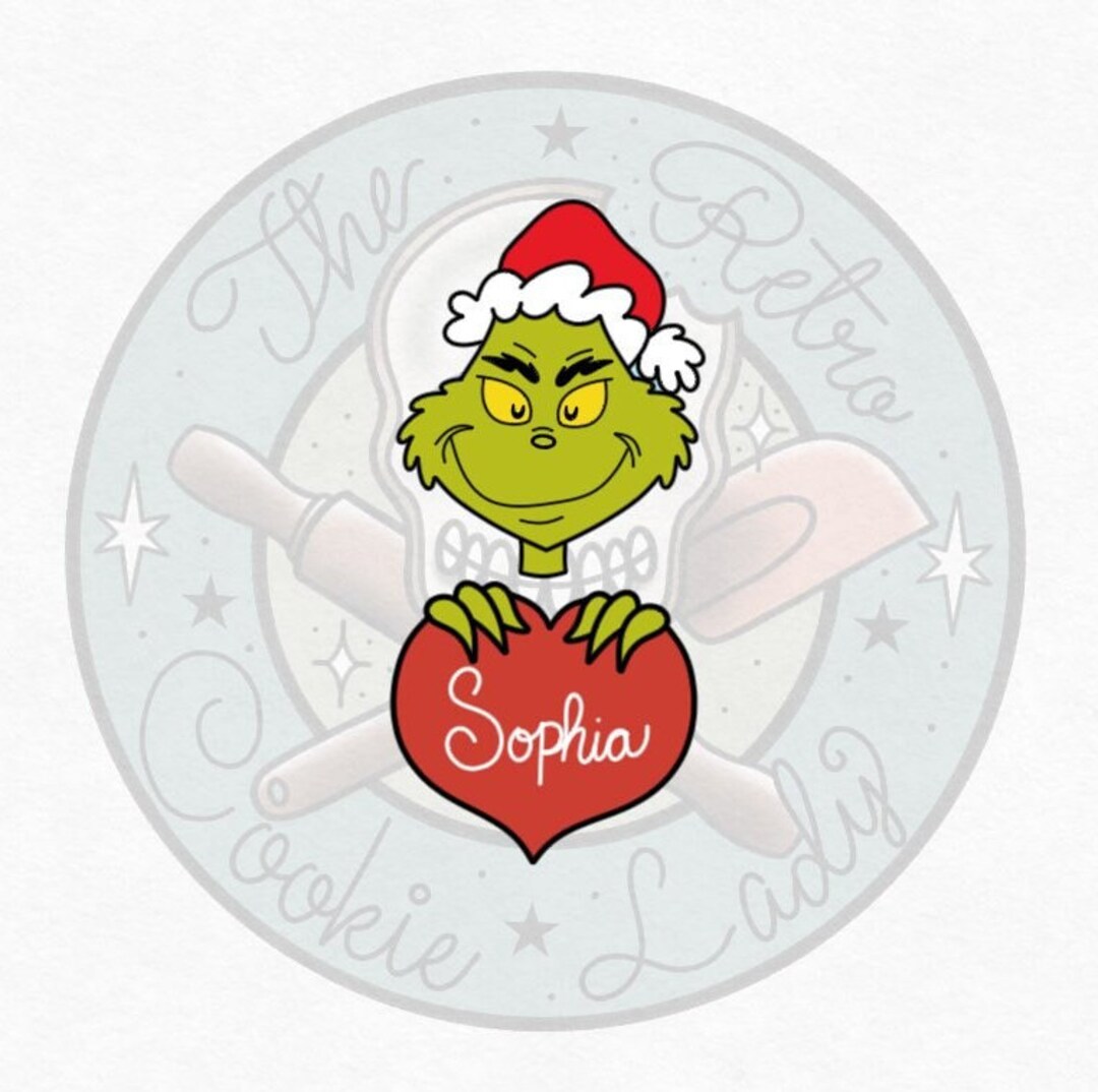 Grumpy Green Man Christmas Cookie Cutters - Etsy