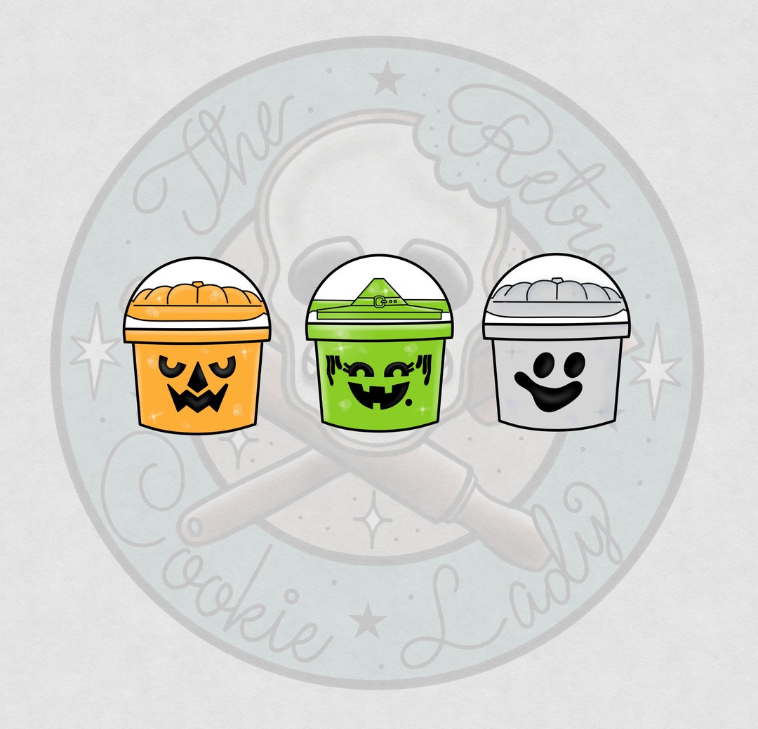 Boo Bucket Cookie Cutter - Etsy