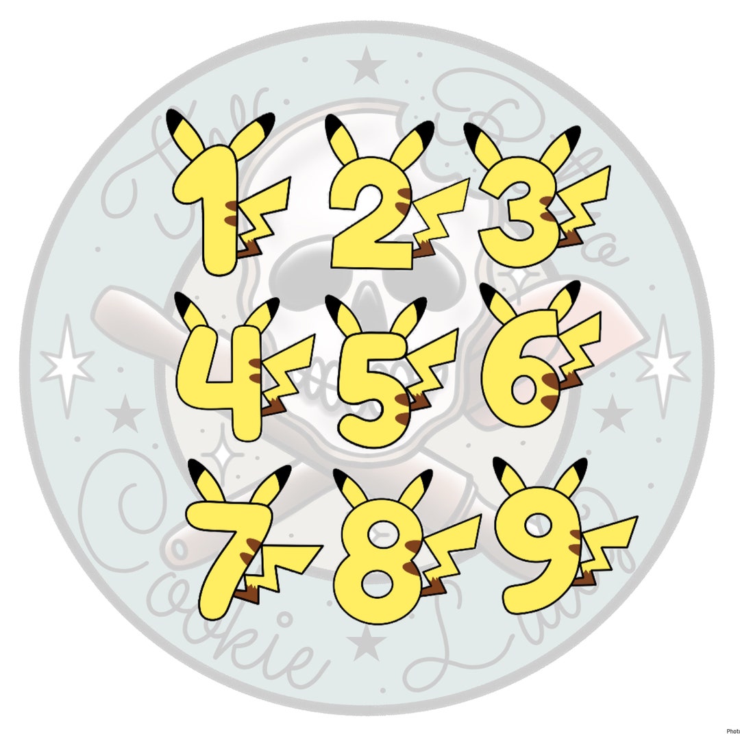 Pocket Mouse Number Cookie Cutters - Etsy