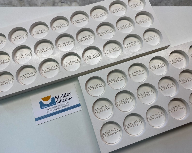 Customized Circular Logo Mold 24 Cavities, Ideal for Soaps, Chocolate ...