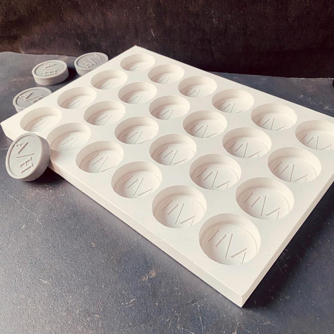 Customized Mold for Circular Logo, Personalized Mold With 24 Cavities ...