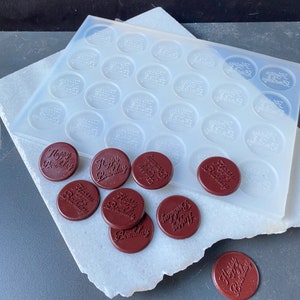 Custom Silicone Mold for Chocolate, Cupcake Topper, Personalized Mold ...