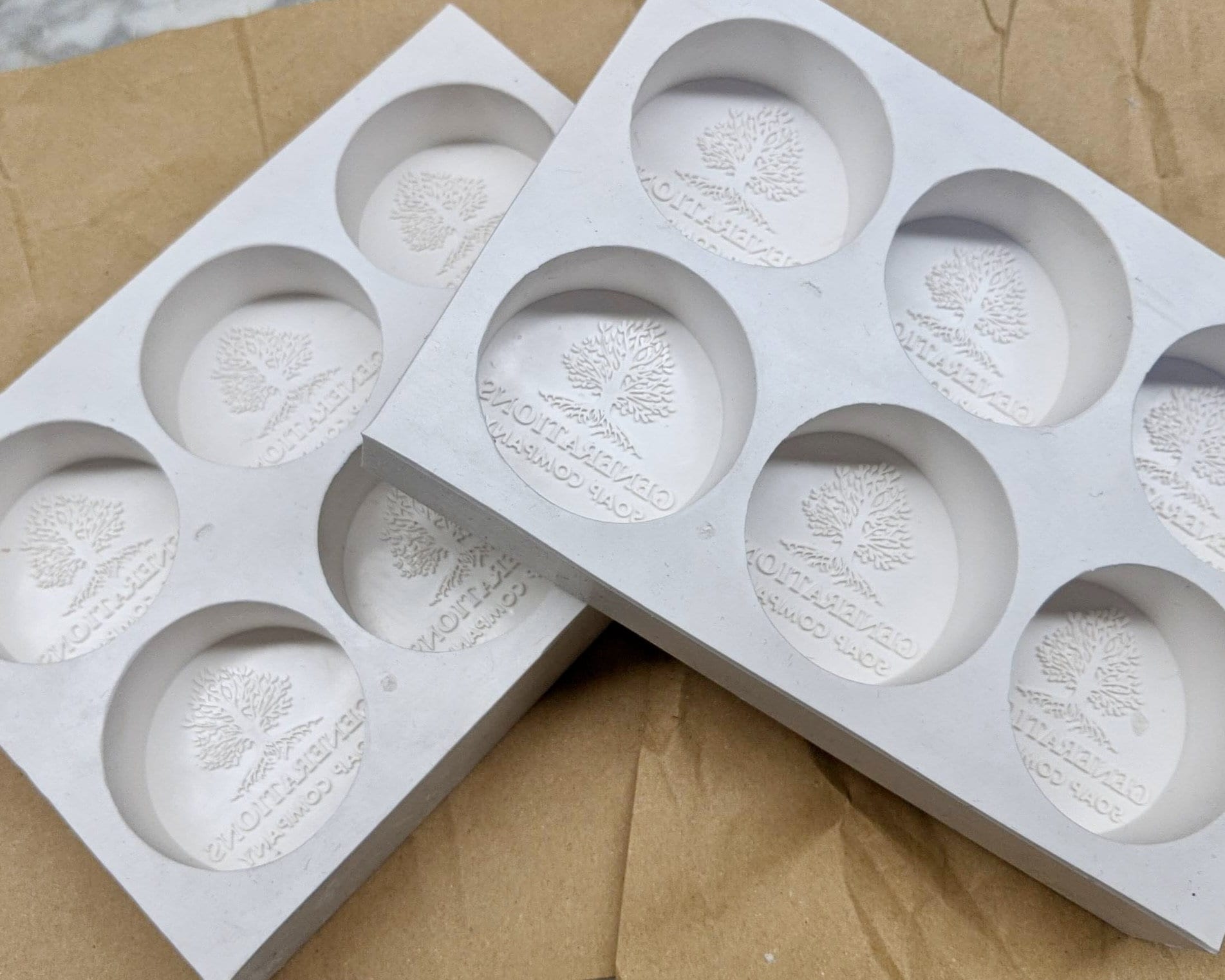 Circular 3d Custom Silicone Mold, Handmade Soap Mold, Personalized Soap ...