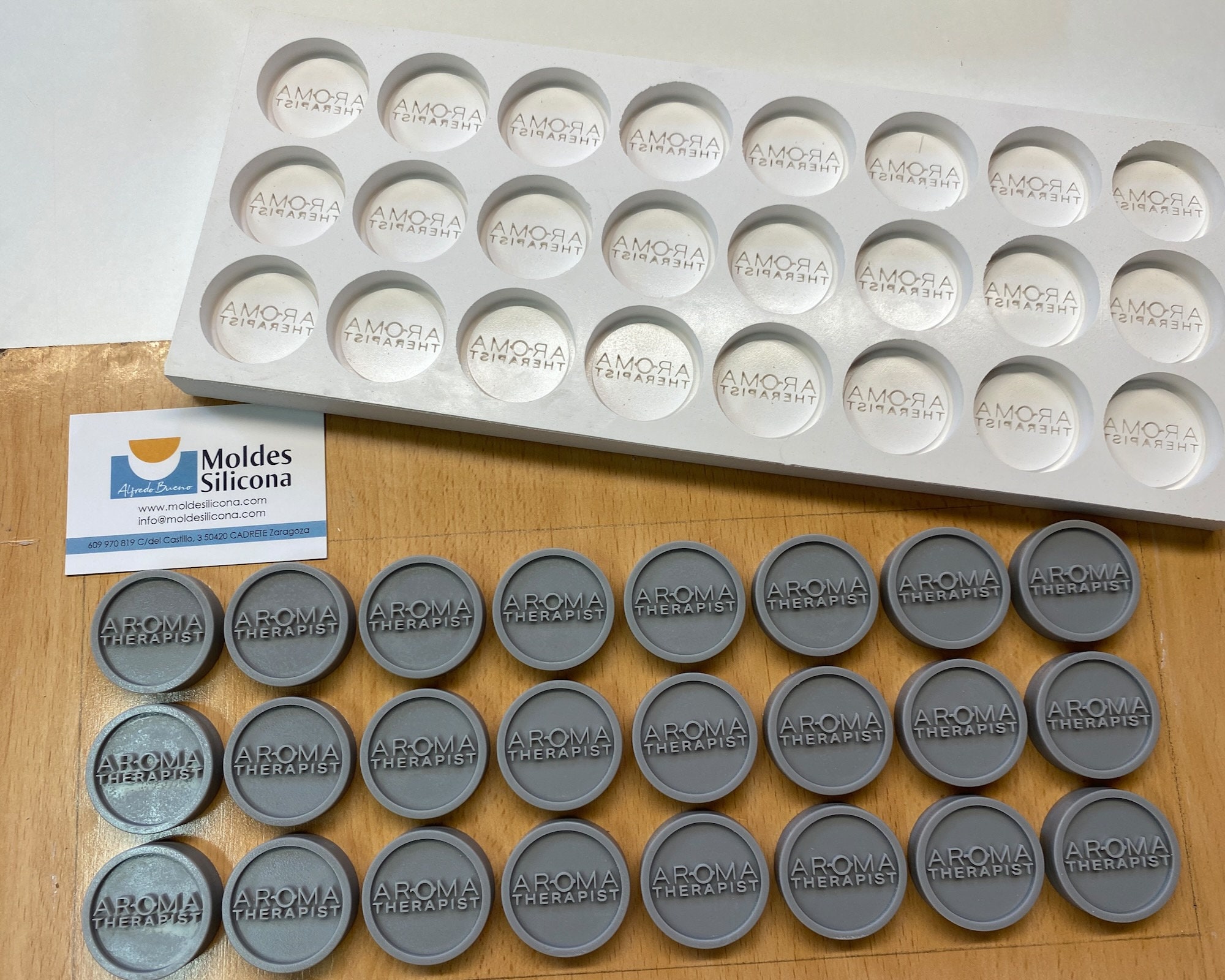 Customized Mold for Circular Logo Personalized Mold With 24 - Etsy