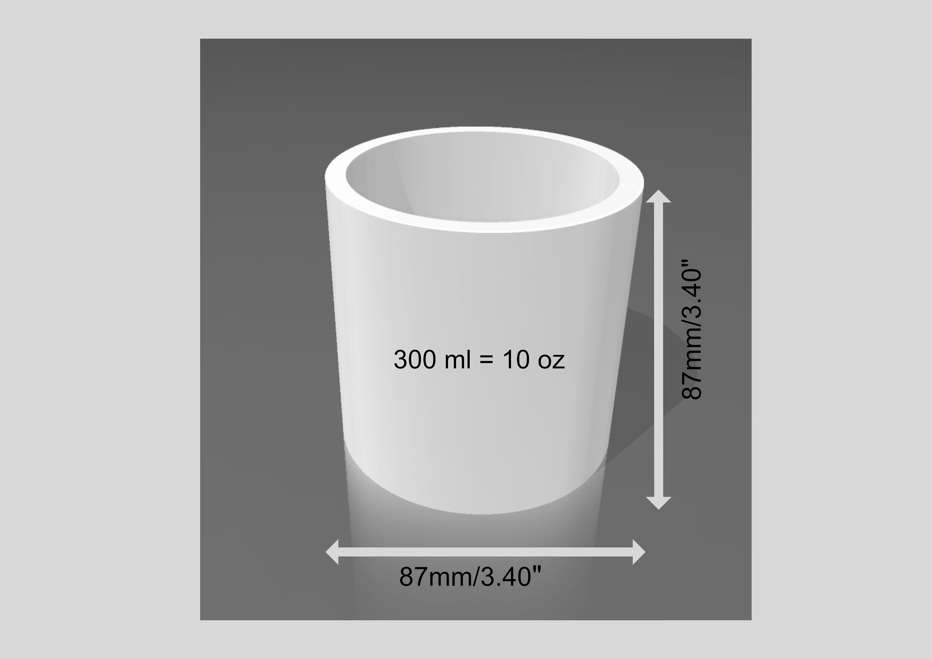 300ml / 10 Oz Silicone Candle Jar Mold With / Without Lid, Optional Mold Customization With Logo ...