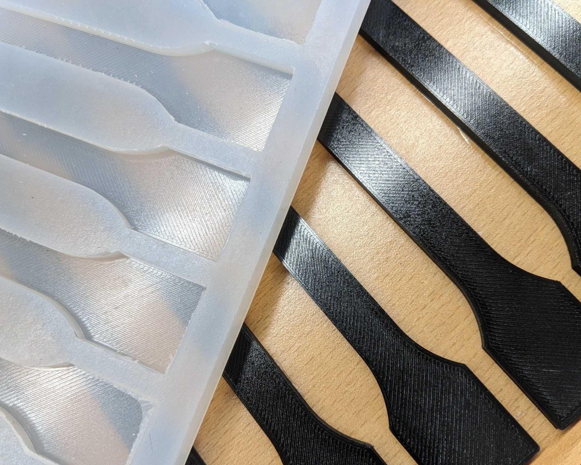 Custom Silicone Molds for Tensile Test Specimens - Etsy