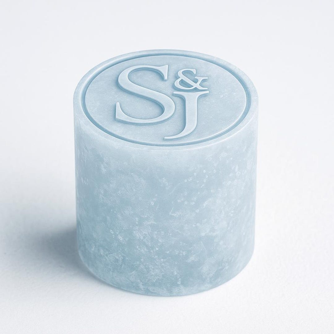 Custom Logo Ice Cube Mold: Food-grade Silicone, Branded Drinks (4x4x4cm ...