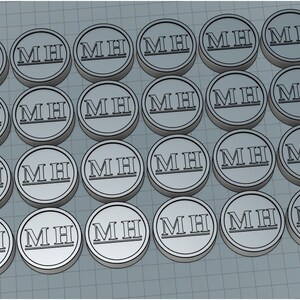 Customized Mold for Circular Logo, Personalized Mold With 24 Cavities ...