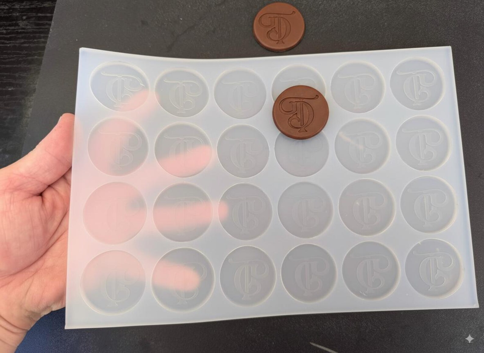 Branded Coin Tray – 24 Cavities Ø35×3mm, Food-grade Quality - Etsy