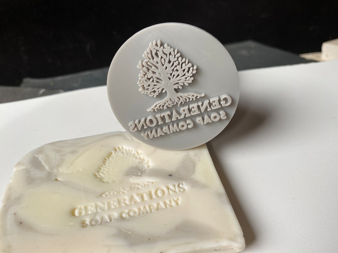 Custom Soap Stamp, Custom Logo Soap Stamp, Personalized Pottery Stamp ...