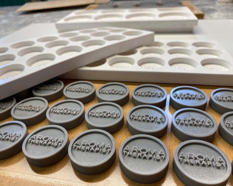 Customized Circular Logo Mold 24 Cavities, Ideal for Soaps, Chocolate ...