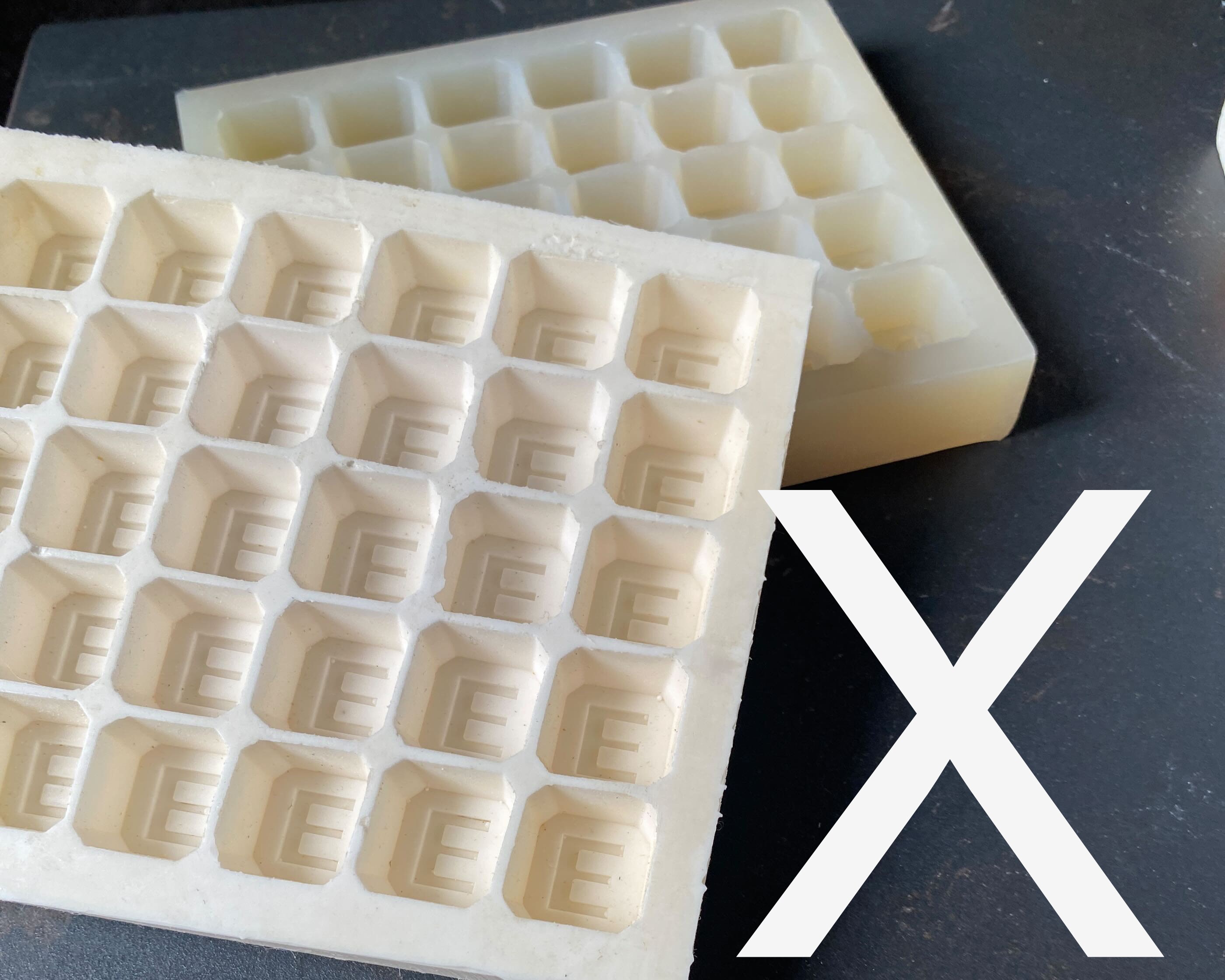 Molde de letras DIY U, moldes de jabón de letras para regalos ...