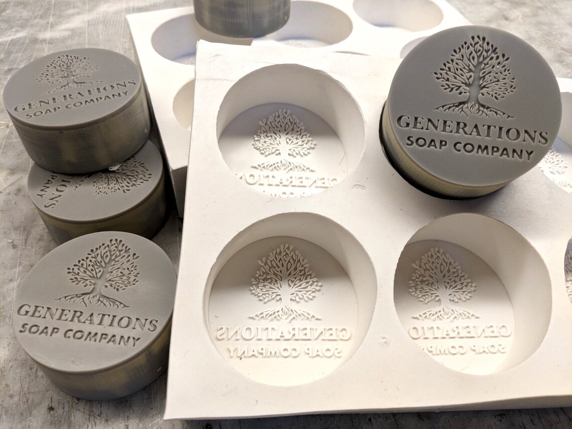Create Custom Logo Soap Bars With Ease Durable Silicone Mold for ...