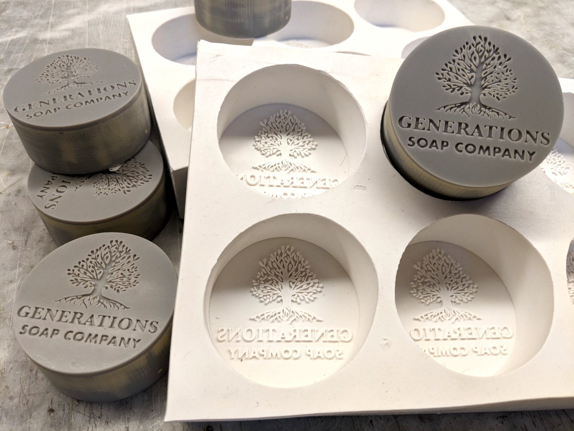 Create Custom Logo Soap Bars With Ease Durable Silicone Mold for ...