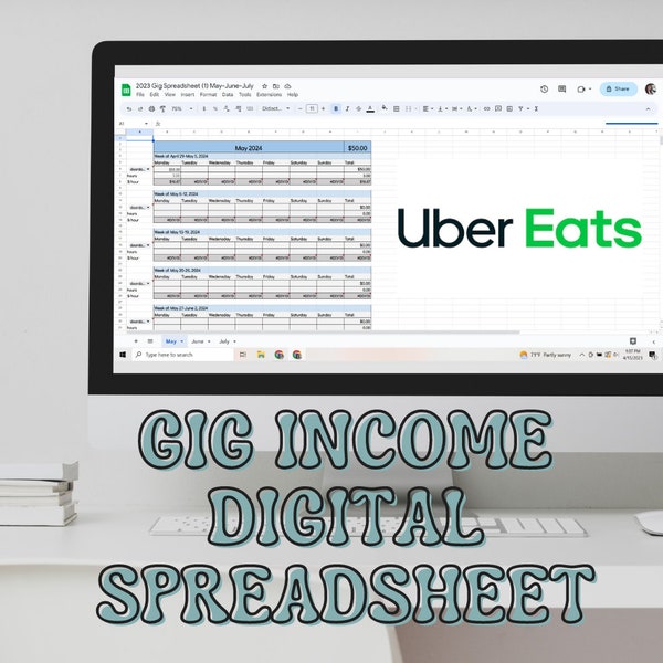Spreadsheet for Instacart - Etsy