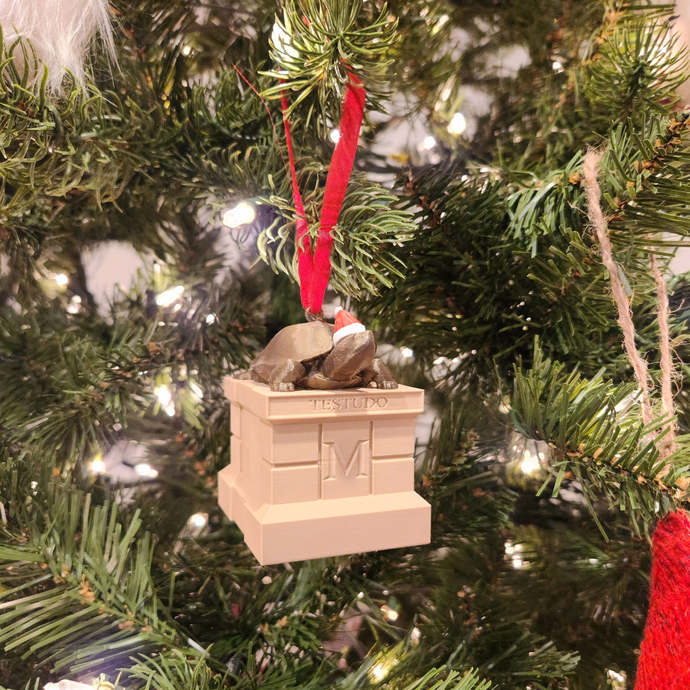 University of Maryland 'testudo' Statue Replica Christmas Ornament - Etsy