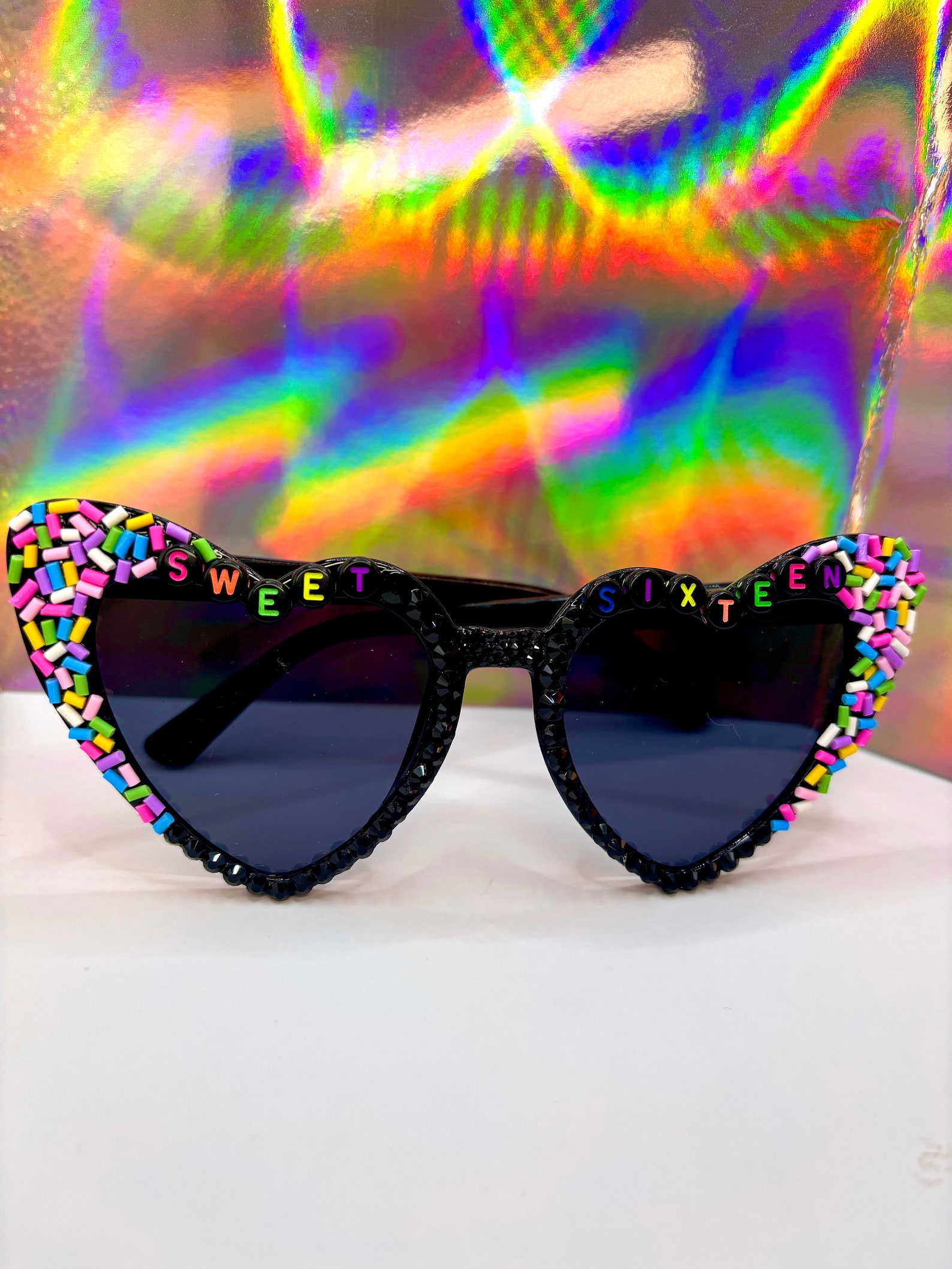 CUSTOM Bedazzled BIRTHDAY Glasses / Sunglasses - Etsy