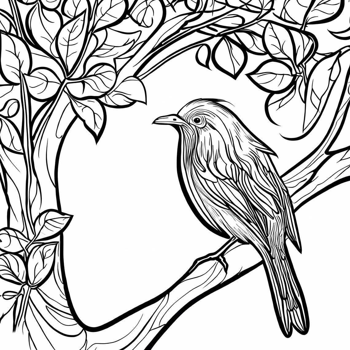 10 Birds Coloring Pagesinstant Downloadprintable - Etsy