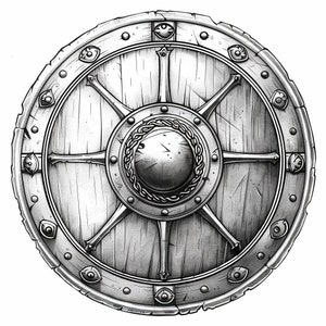 Shield Coloring Pages,instant Download,pdf File,adult-child Coloring ...