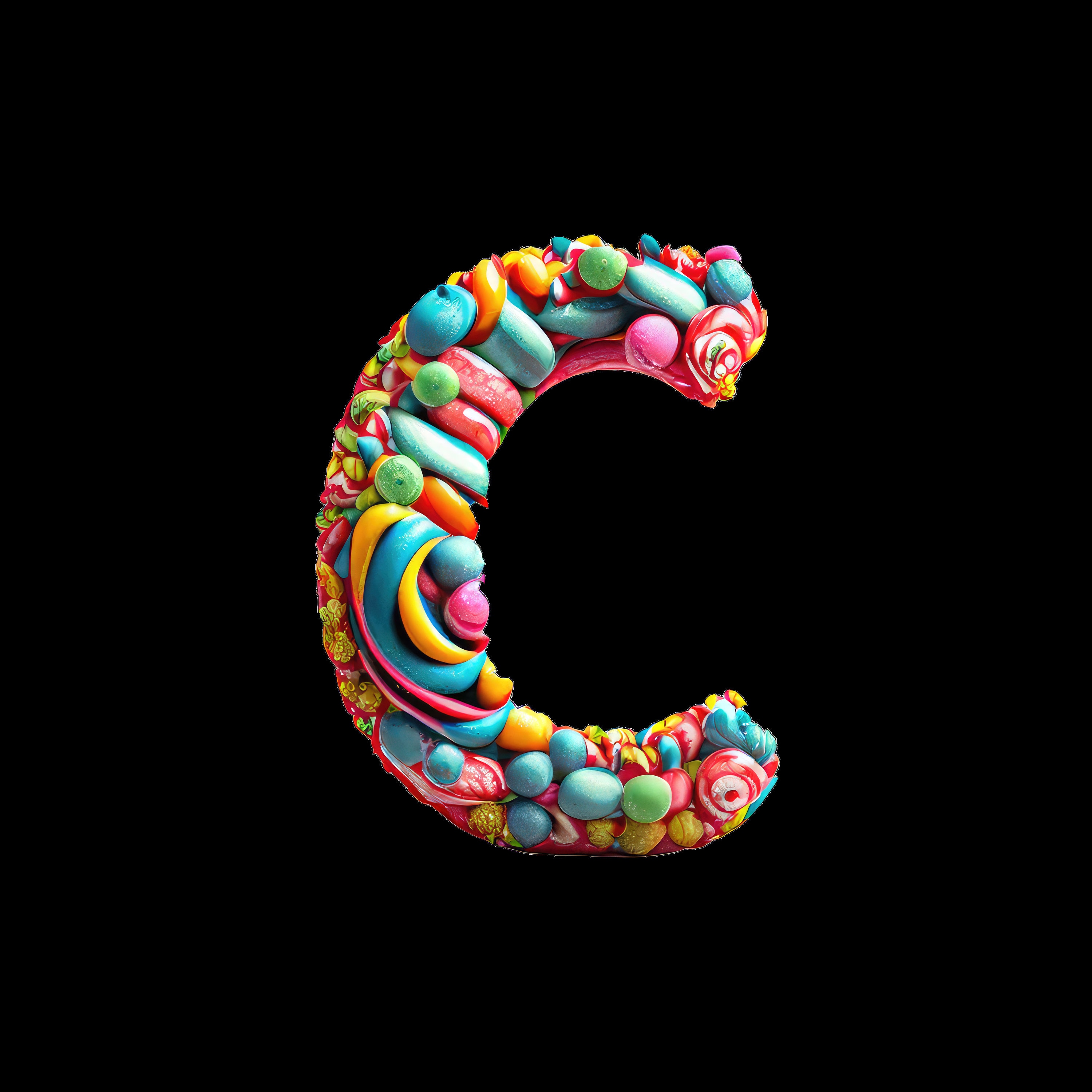 Alphabet Candy Clipart,candy's Letters Abc's Alphabet, Kids Monogrm, 26 ...