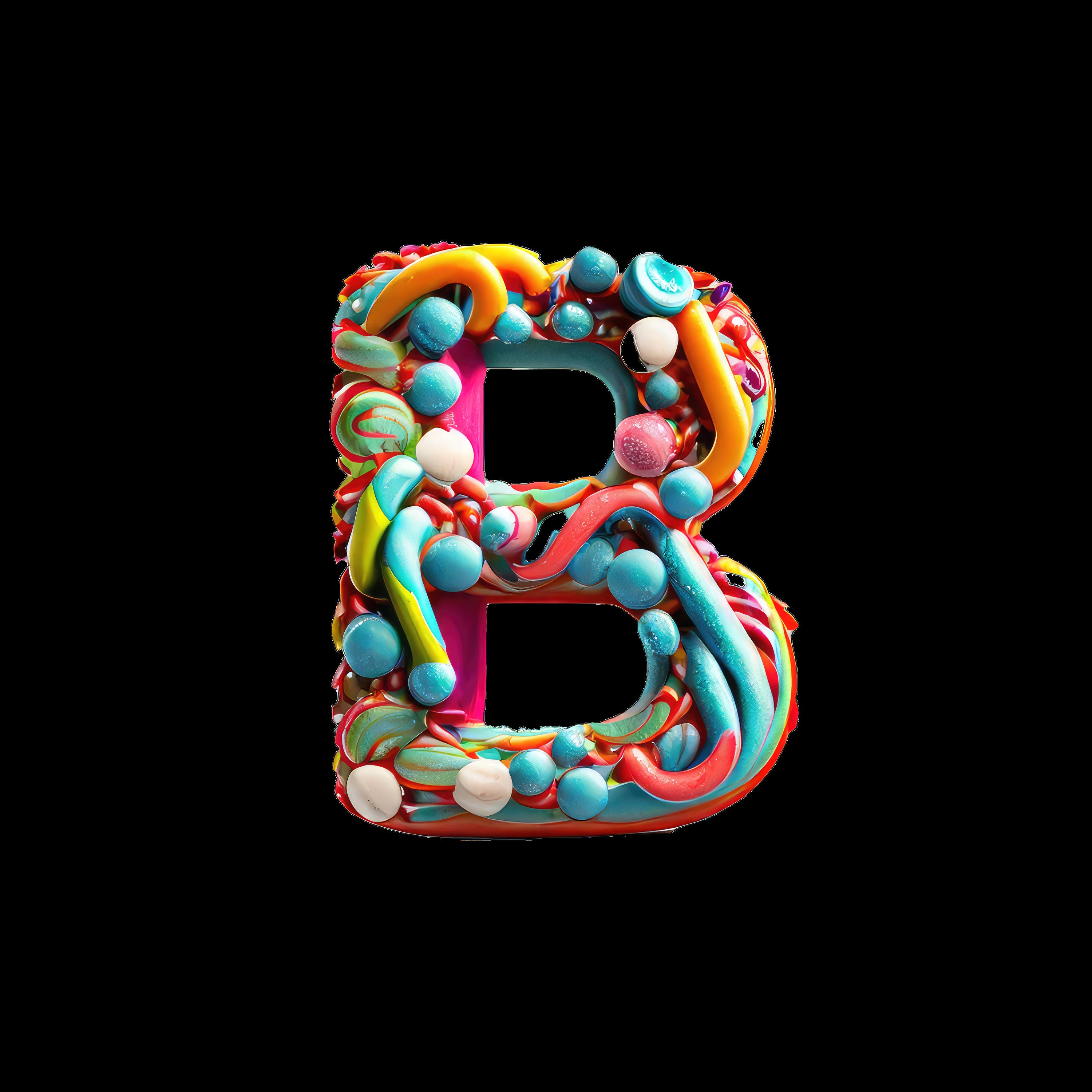 Alphabet Candy Clipart,candy's Letters Abc's Alphabet, Kids Monogrm, 26 ...