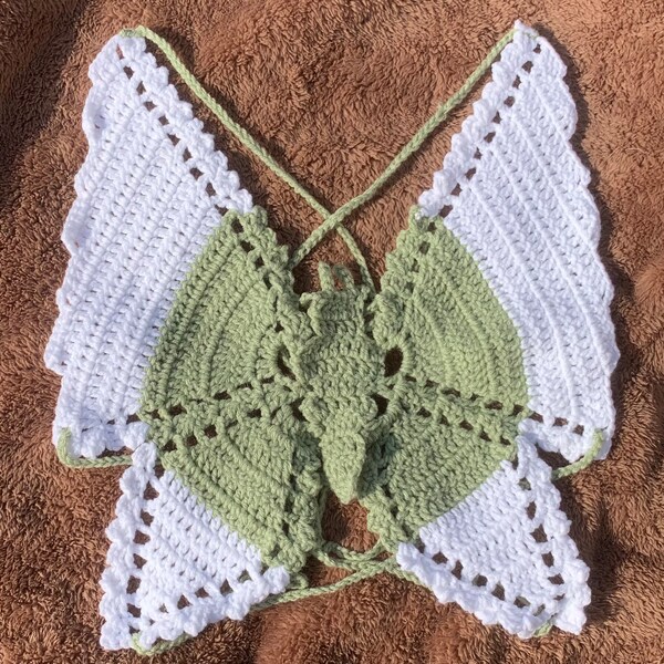 Crochet Butterfly Top - Etsy