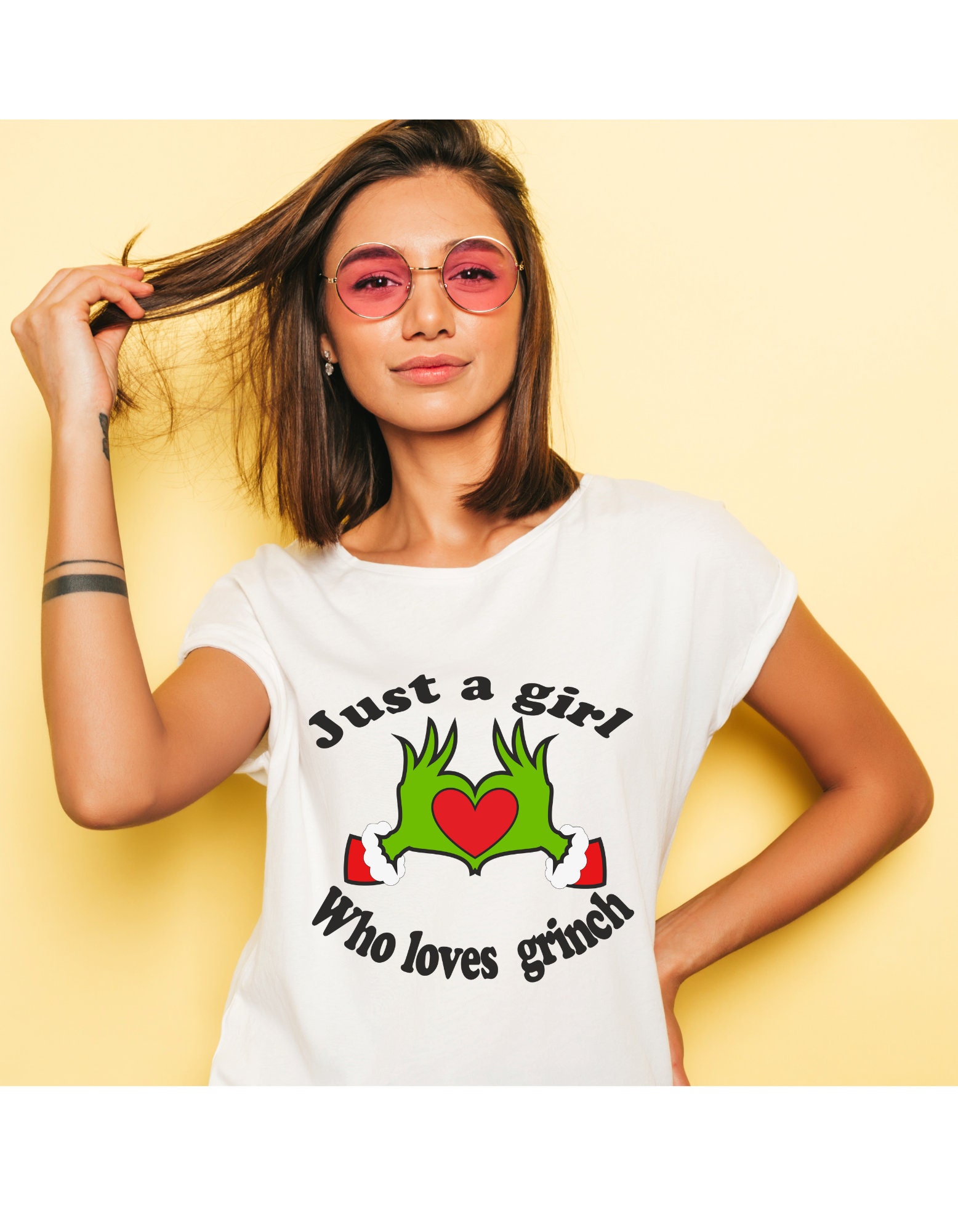 Corazón Grinch Grinch Svg Grinch Mano Corazón Grinch Mano - Etsy España