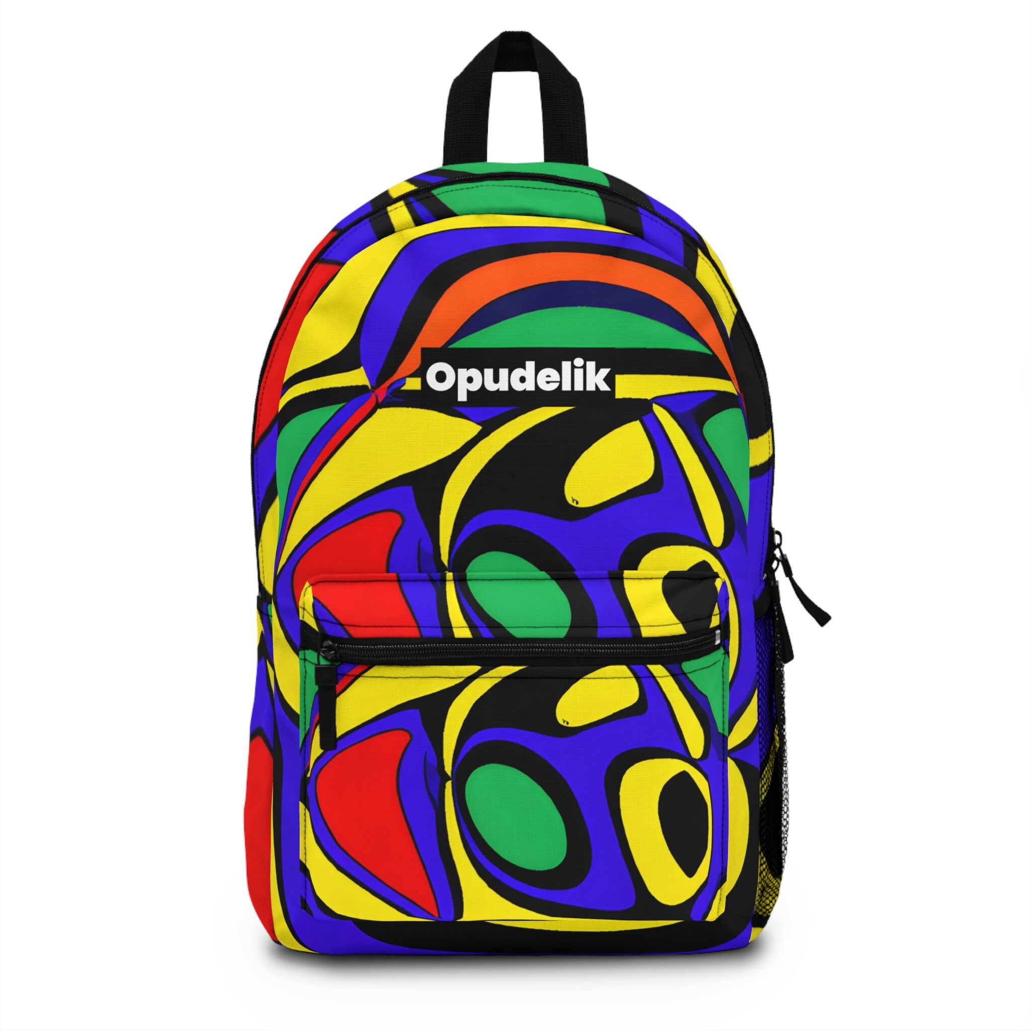 Psychedelic Backpack Trippy Backpack Polyester Bag Hippie - Etsy